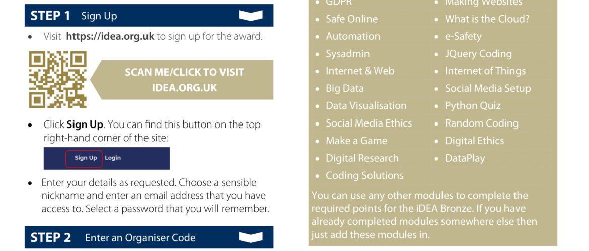 Getting Ready for Cyber Bronze. – Central & East Region Air Cadets